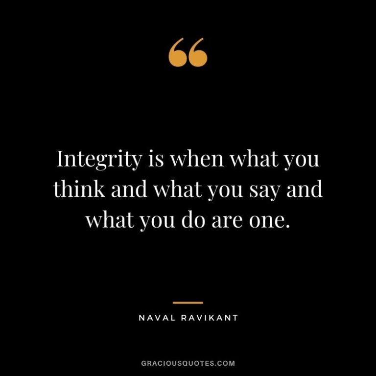 60 Integrity Quotes for Life and Work (ETHICS)