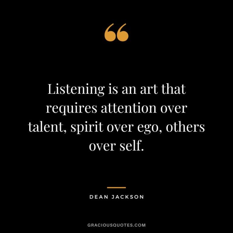 65 Inspirational Quotes on Active Listening (LEADERSHIP)