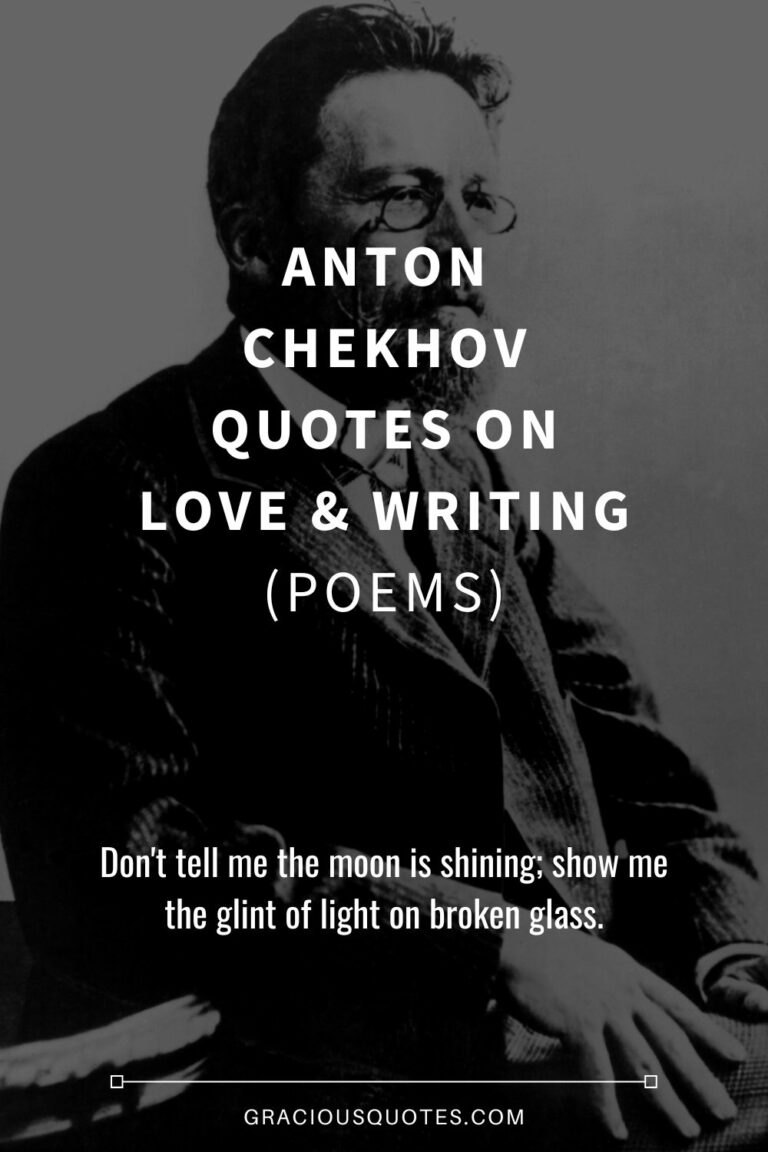 88 Anton Chekhov Quotes on Love & Writing (POEMS)